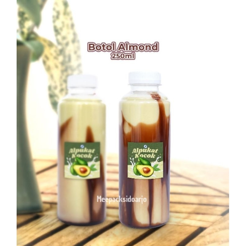 Almond Bottle 250 ml SN / Plastic Bottle / Plastic Bottle / 250 ml ...