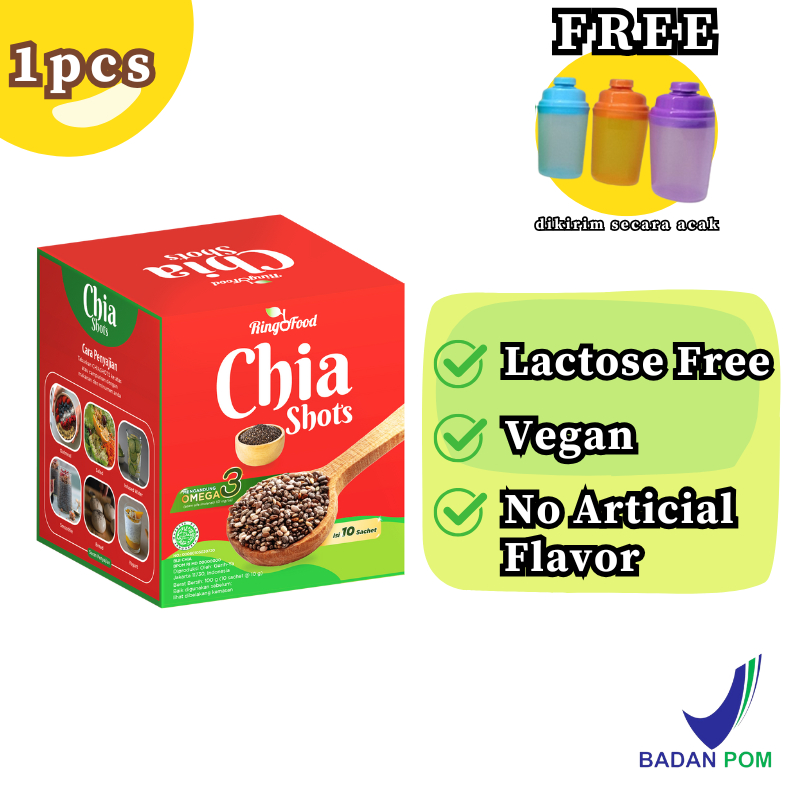 Ringofood Chia Seeds Chia Shots (10 Sachets x 10g) | Shopee Malaysia
