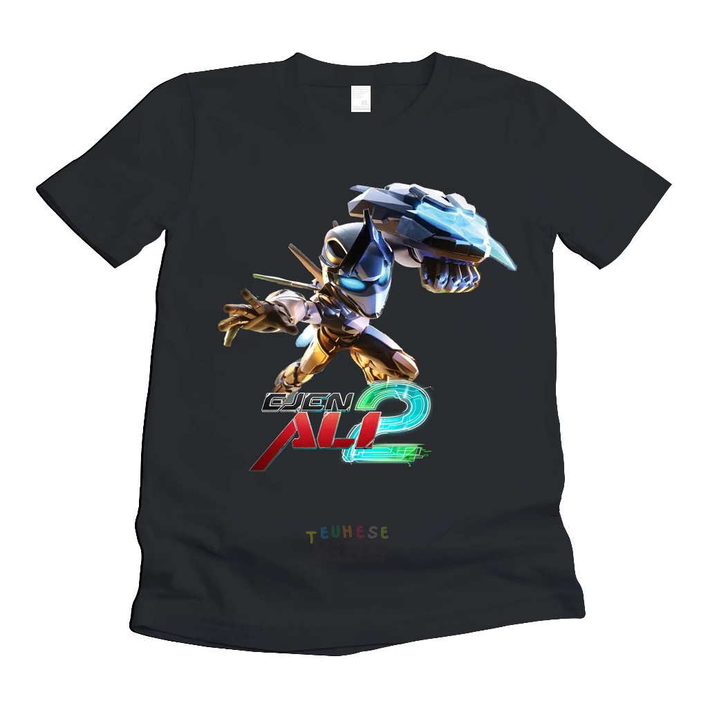 (FREE Name) NEWEST "EJEN ALI THE MOVIE 2" character motif children's t ...