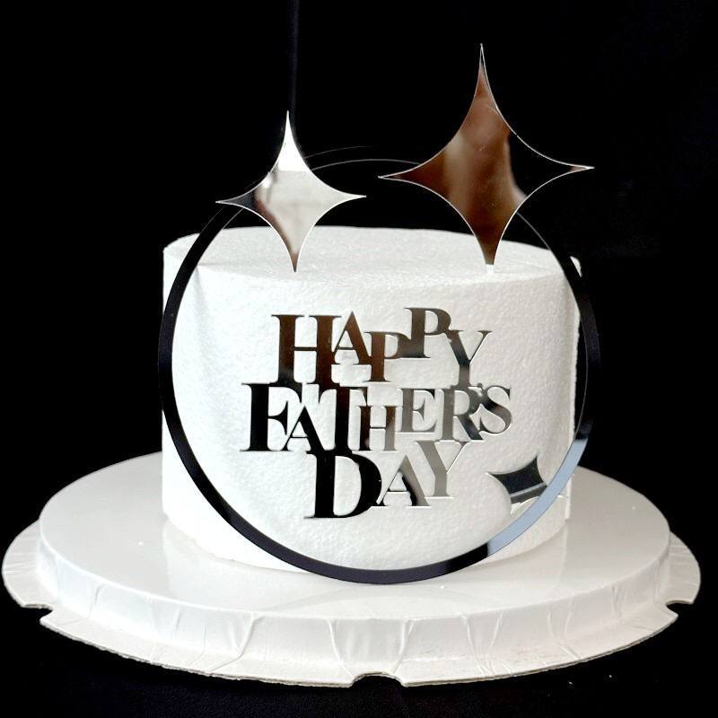 Father Day Edition Acrylic Cake Topper/ Happy Father's Day Cake ...