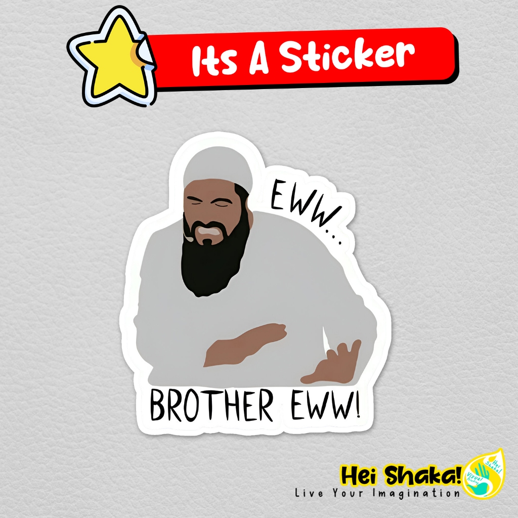 Eww Brother Eww Whats That Sticker Meme Funny Vinyl Waterproof | Shopee ...