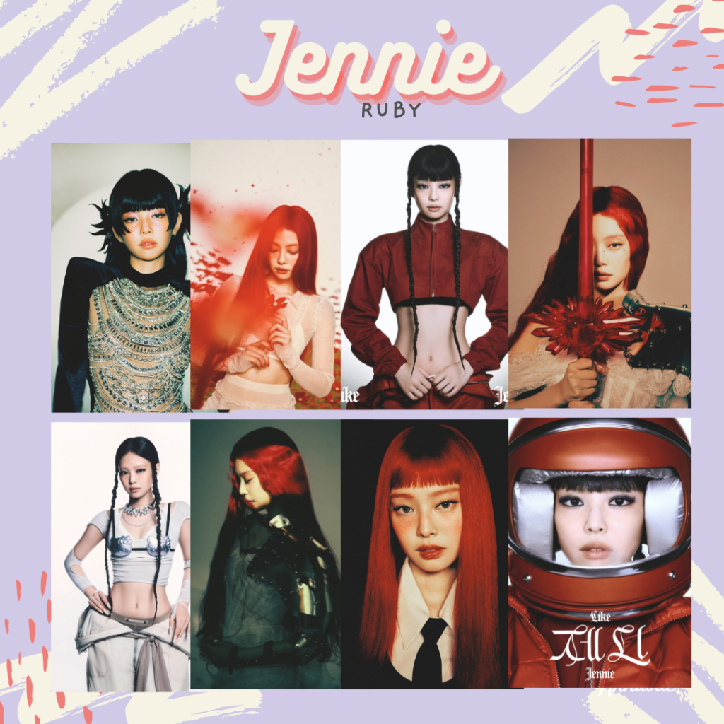 JENNIE Blackpink Poster RUBY (LIKE JENNIE) | Shopee Malaysia