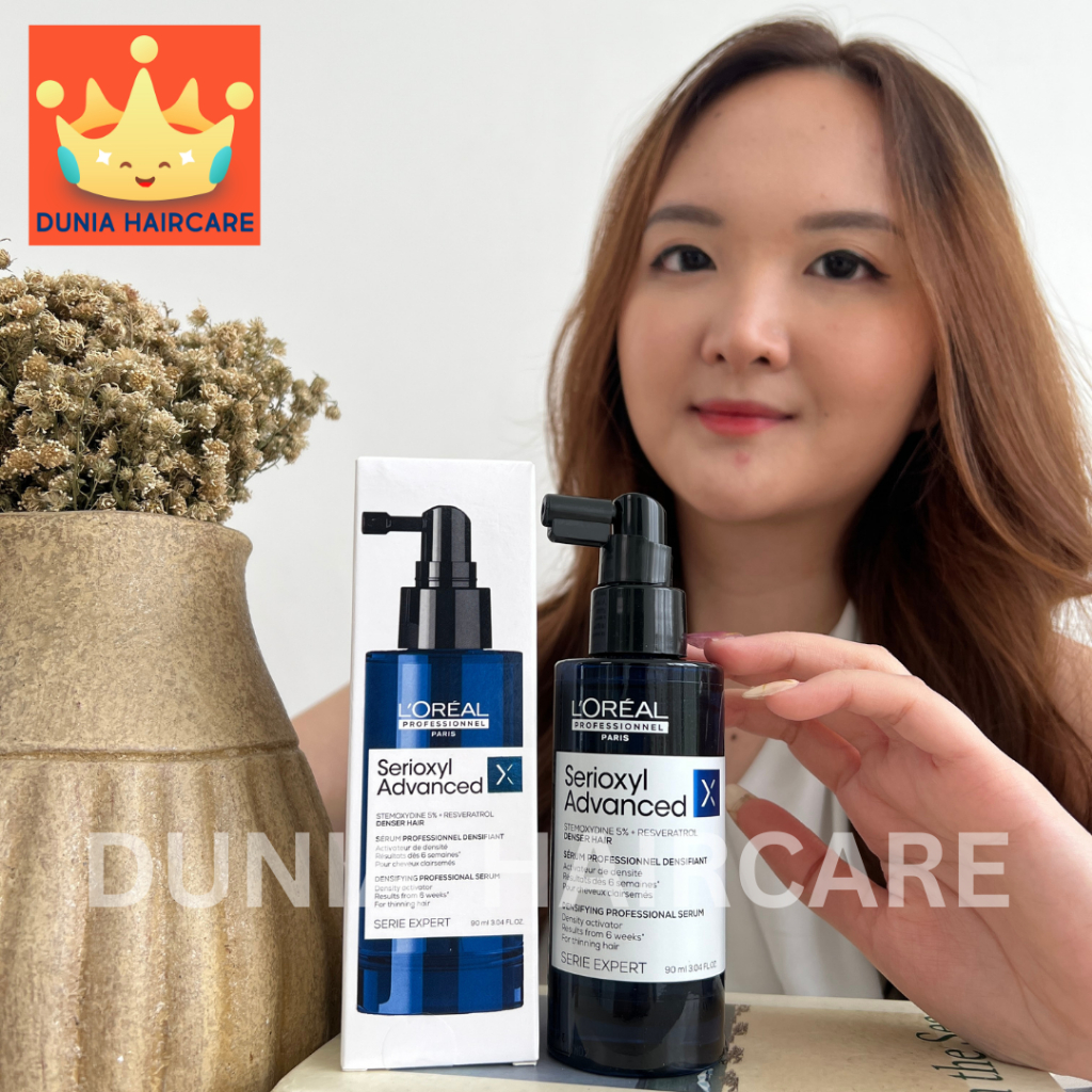 SERIOXYL Loreal Serioxyl Advanced Denser Hair Serum 90ml - Can BUNDLING ...