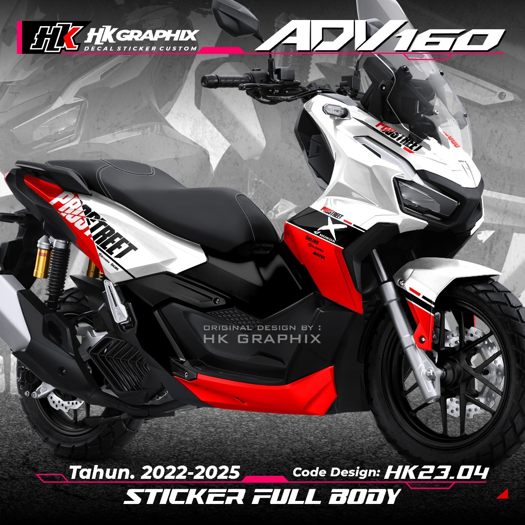 Decal Sticker ADV 160 Full Body 2022 2023 2024 2025 Honda ADV Full Body ...