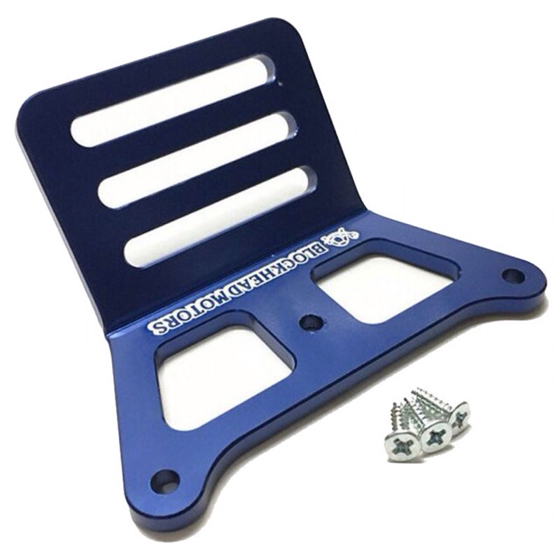 BHM-AB01BL BLOCKHEAD MOTORS ALUMINUM BUMPER BLUE FOR TAMIYA GRASSHOPPER ...