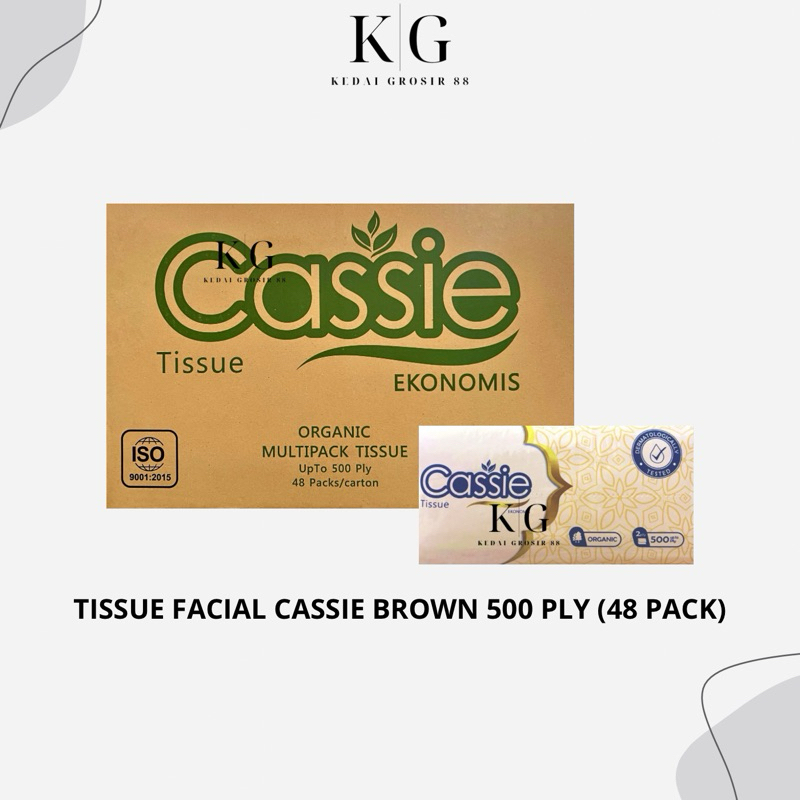 CASSIE DUS - Brown Facial Tissue 500 PLY (48 PACK) | Shopee Malaysia