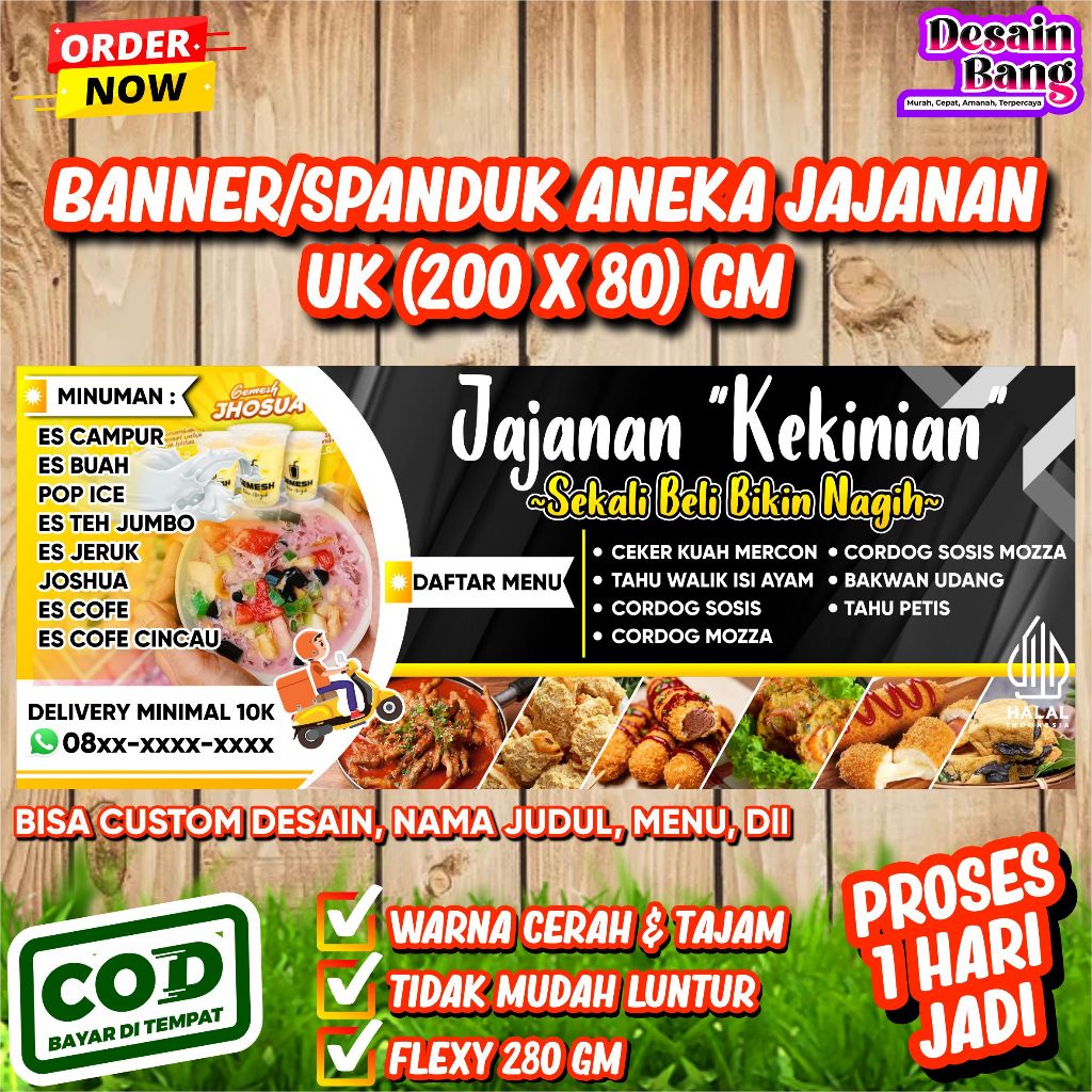 BANNER/BANNER KEDAI Snack (CAN CUSTOM) | Shopee Malaysia