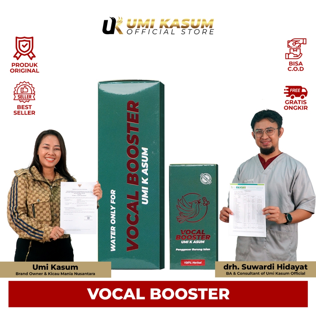 Vocal Booster Umi Kasum Bird Drink Multivitamin Filling Masteran Bird ...