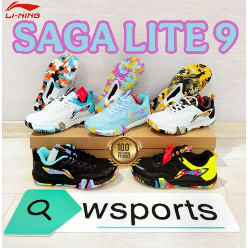 LiNing Saga Lite SAGALITE 7 8 9 X Badminton Shoes Original | Shopee ...