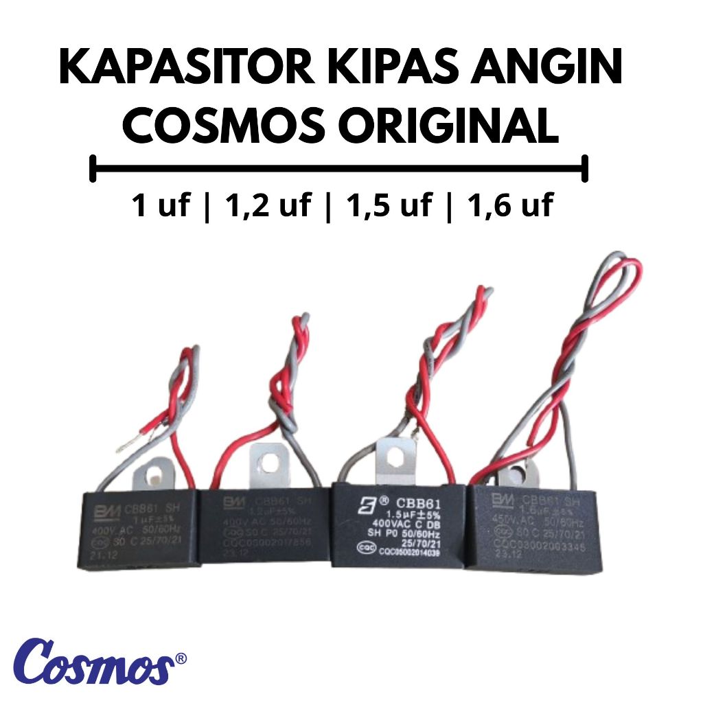 ORIGINAL COSMOS FAN DYNAMO CAPACITOR | Shopee Malaysia