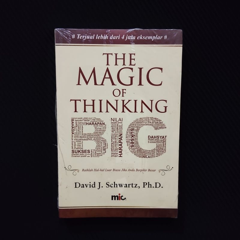 Original Book • The Magic Of Thinking Big - Achieve Extraordinary ...
