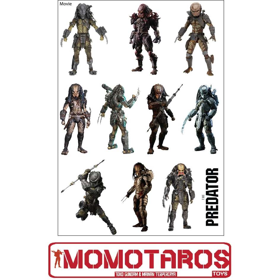Predator Movie Cartoon Chibi Sticker 1 pc | Shopee Malaysia