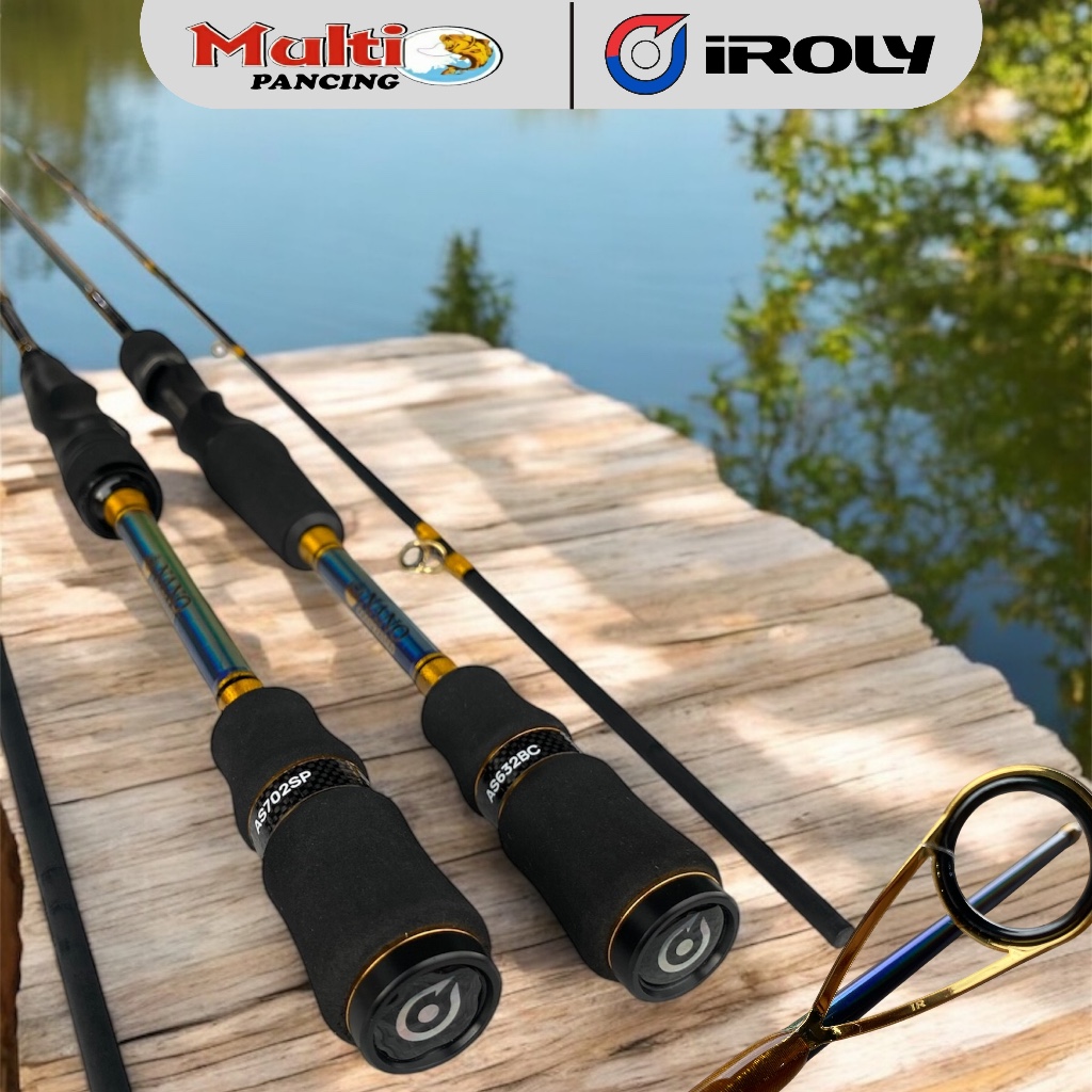 Iroly Astro Spinning & Casting Zirconite Fishing Rod Ring (Solid Carbon ...