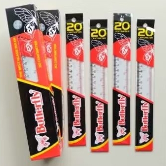 Butterfly Ruler 20 cm (1 pcs) | Shopee Malaysia