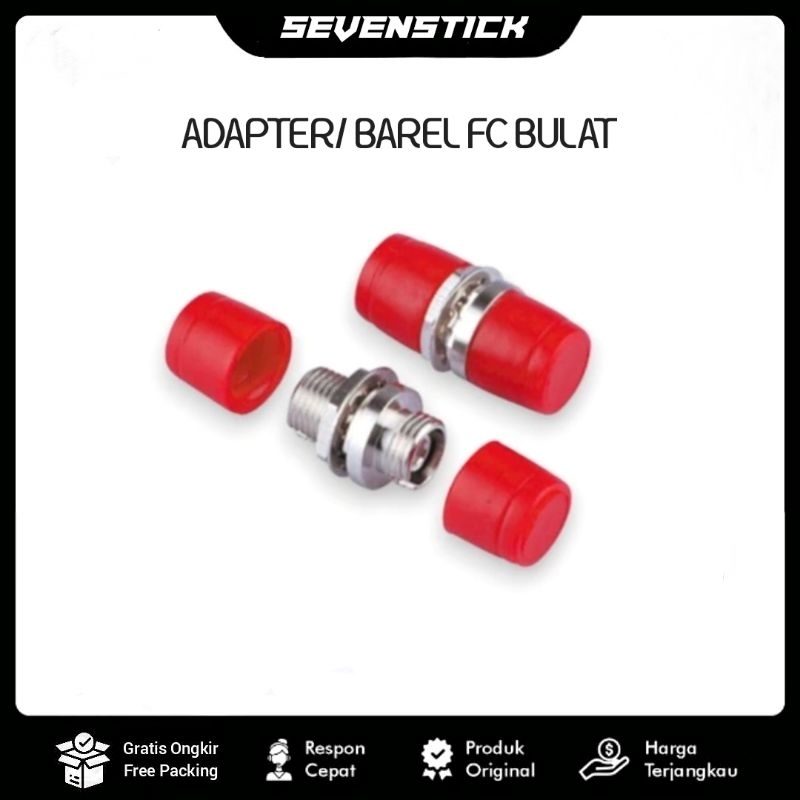 FC UPC SM Barrel Adapter Fiber Optic Coupler Adapter Connector | Shopee ...