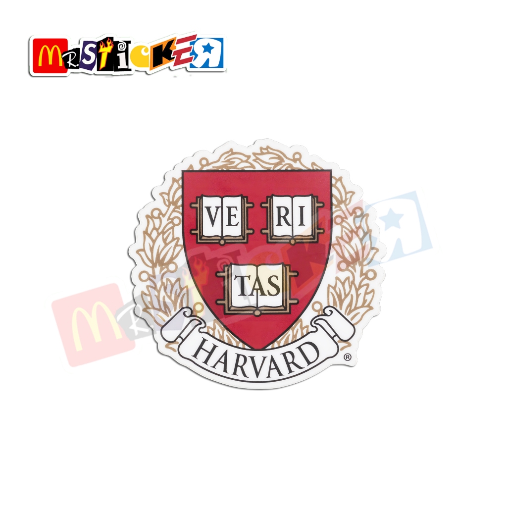 Harvard University crest logo diecut sticker ivy league college sticker ...