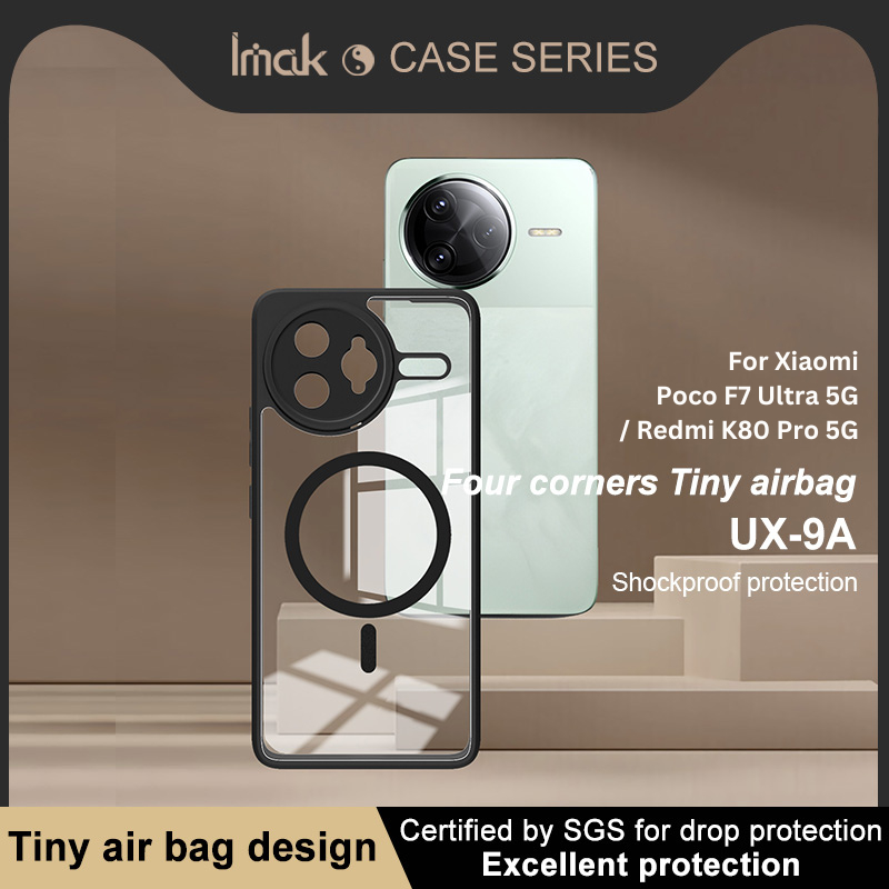 Case Xiaomi Poco F7 Ultra / Redmi K80 Pro (5G) IMAK UX-9A Magnetic MagSafe Hybrid AirBags Casing ...