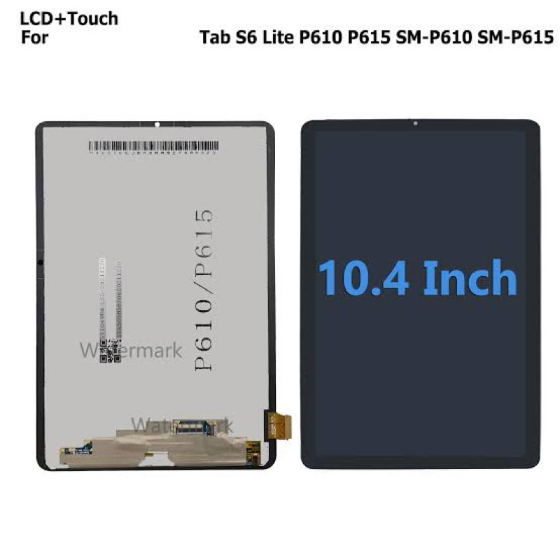 LCD Original TOUCHSCREEN SAMSUNG GALAXY TAB S6 LITE P610 P615 10.4 INCH ...