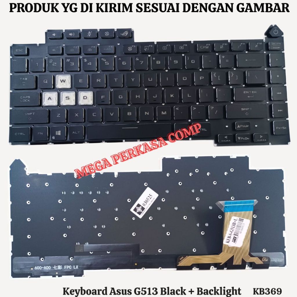 Asus G513 Backlight Keyboard Asus Rog Strix G15 G513 G513RC G513RM ...