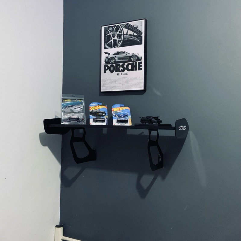 Porsche 911 GT3 RS Wing Spoiler Rack Room Decor | Shopee Malaysia