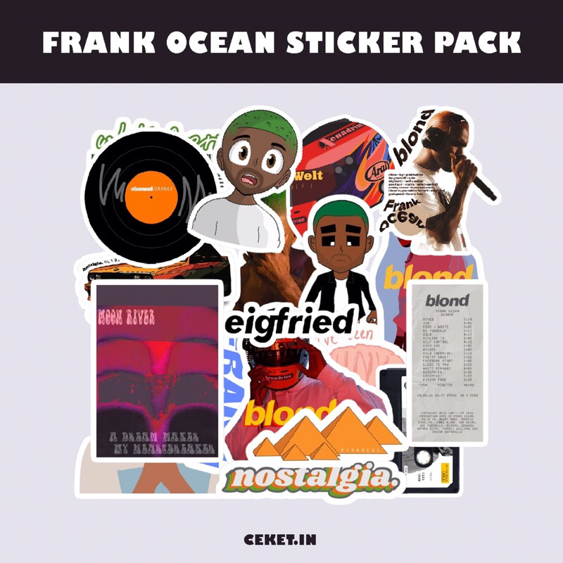 Frank Ocean Sticker Pack (19pcs) | Shopee Malaysia