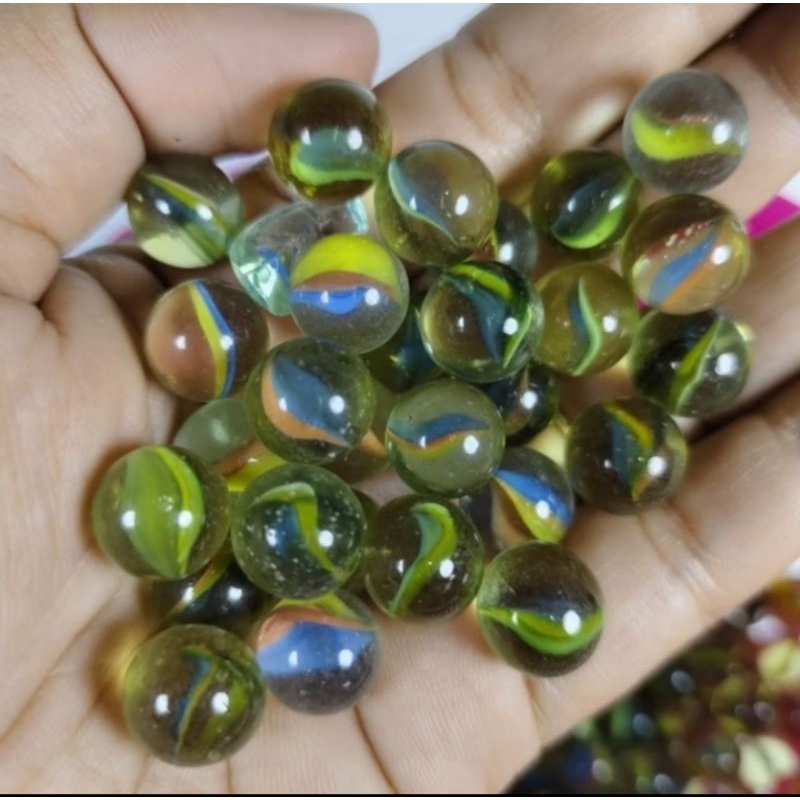 500 grams (-+230 pcs) mini blimbing marbles, mini guli mini guli ...