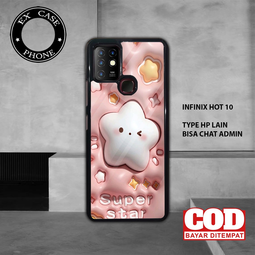 HP Softcase Glass INFINIX HOT 10 / INFINIX HOT 11 - INFINIX HOT 10 ...