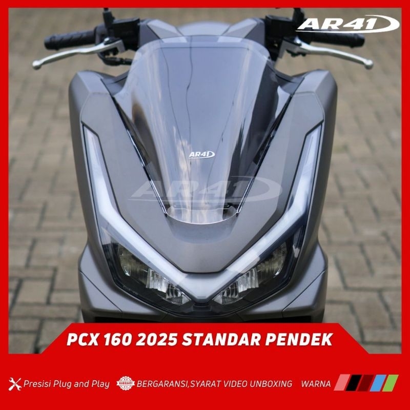 The PCX 160 2025 Visor is flat | Windshield PCX 160 2025 Flat Precision ...