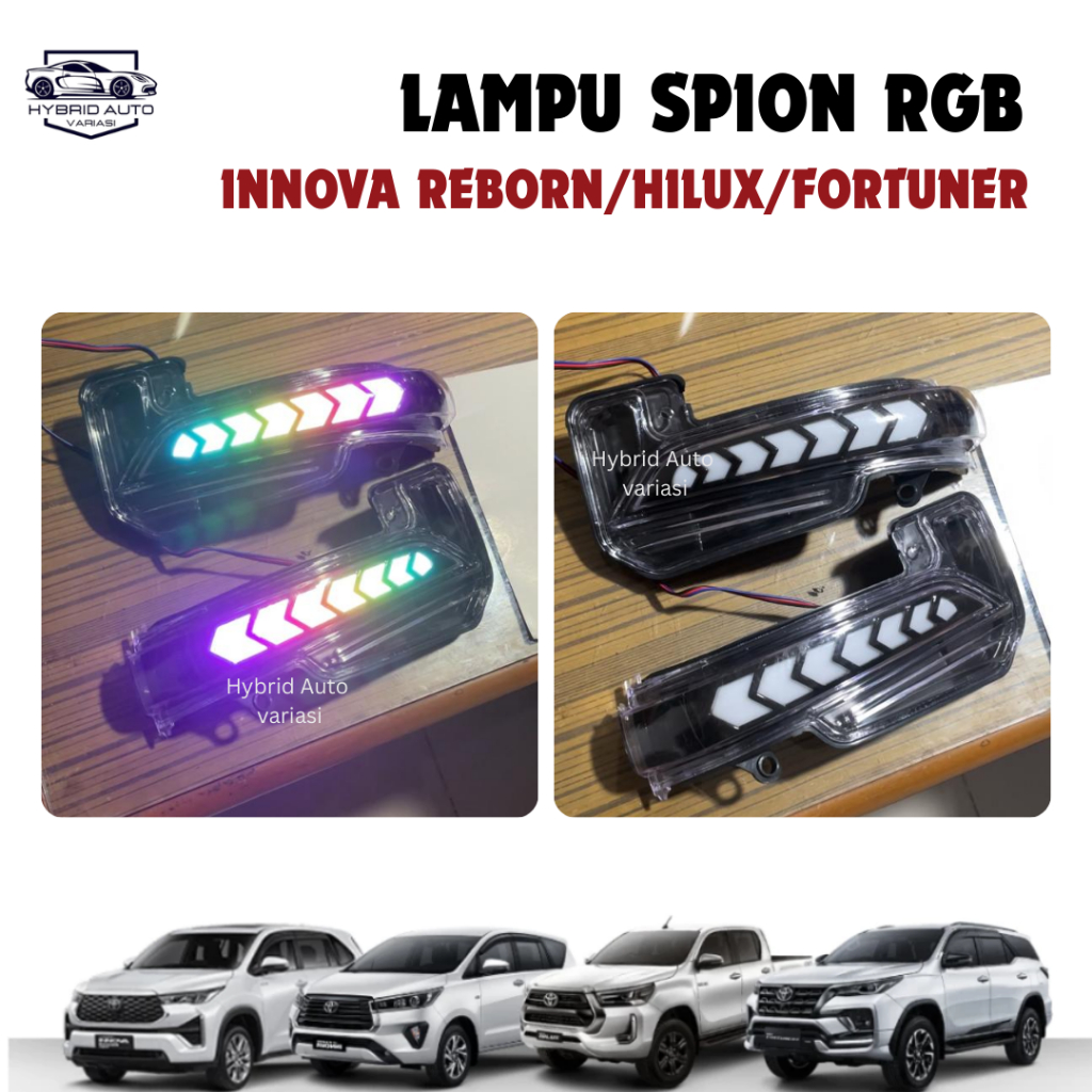Innova Reborn Fortuner 2016-2025 VRZ GR Running Turn Signal RGB Rear ...