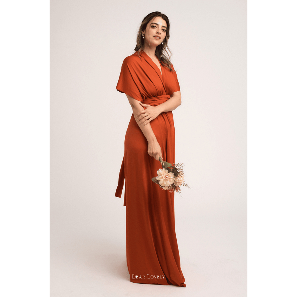 MERAH READY FREE KEMBEN Bridesmaid Dress Premium Multiway Dress ...