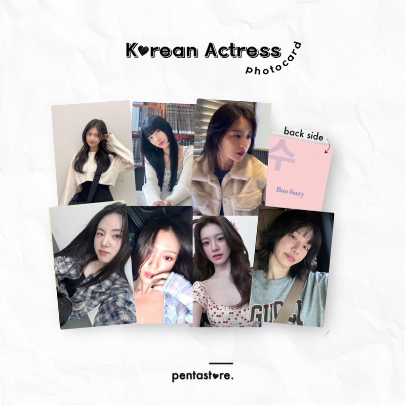 Actress Photocard Shin ShiA Park Gyuyoung Jung Somin Kim Jiwon Hyeyoon ...