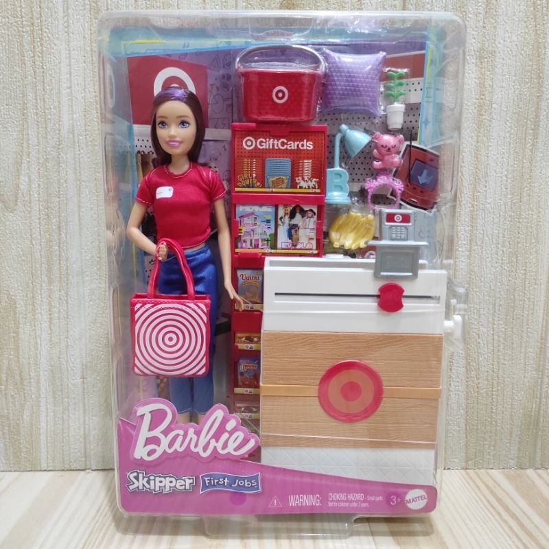 Barbie Skipper Play Set Supermarket Target With 25 Grocery | Shopee ...