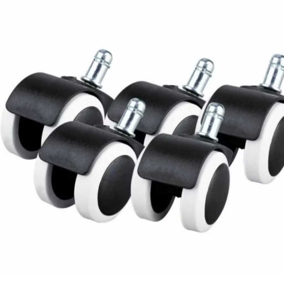 Office Chair Wheels Gaming Chair Rubber Wheels (Package contains 5 ...