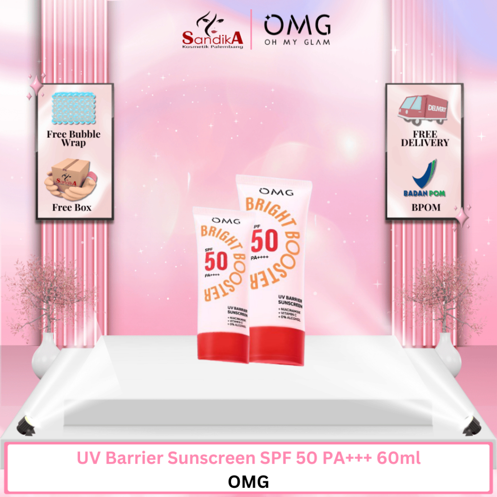 OMG UV BARRIER SUNSCREEN SPF 50 PA++++ 60 ML | Shopee Malaysia