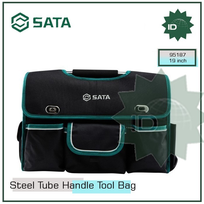TOOLS BAG 95187 18 INCH STEEL TUBE HANDLE TOOL BAG SATA TOOLS | Shopee ...