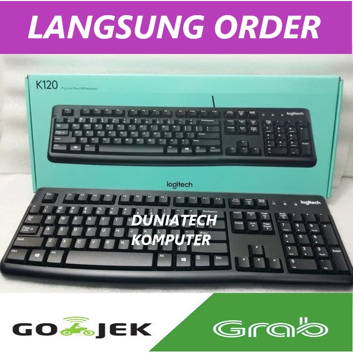 Logitech K120 Keyboard Original, Official Guarantee | Shopee Malaysia