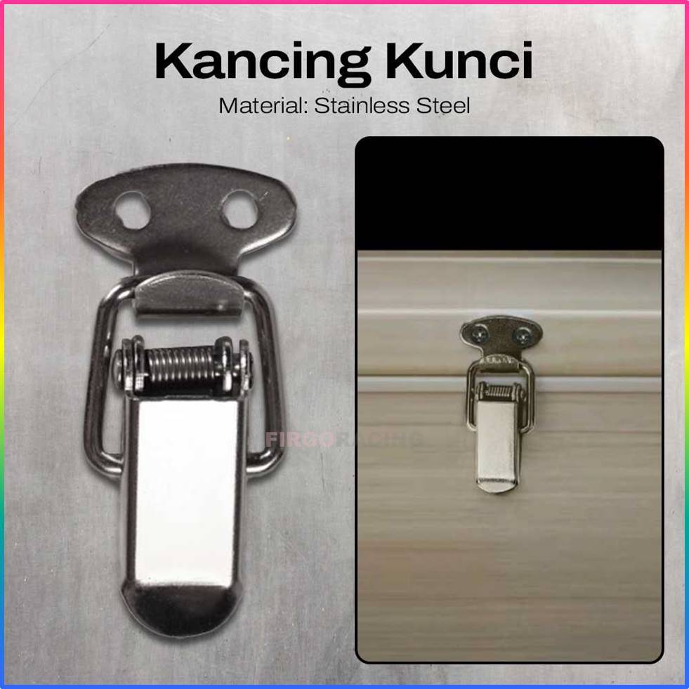 Spring Loaded Toggle Latch Catch Hasp Key Button - KAK-J107 | Shopee ...