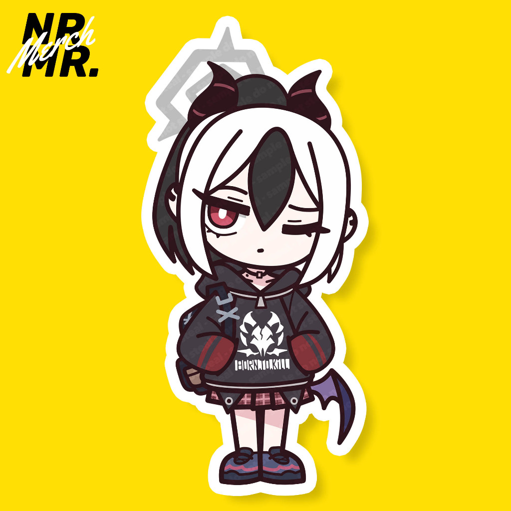 Kayoko Onikata Chibi fanmade Blue Archive Sticker | Shopee Malaysia