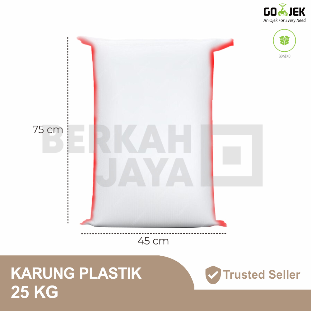 PLAIN MILK WHITE RICE SACKS 25 KG SIZE 45X75 (100 SHEETS) | Shopee Malaysia