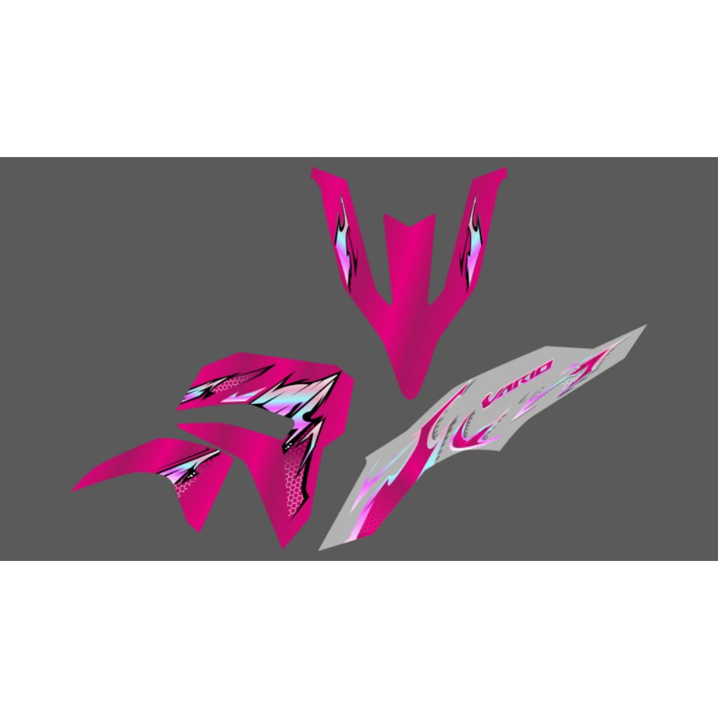 STRIPING STICKER TRANSPARENT VARIO LED NEW GEN 2 VIETNAM STYLE NEW ...