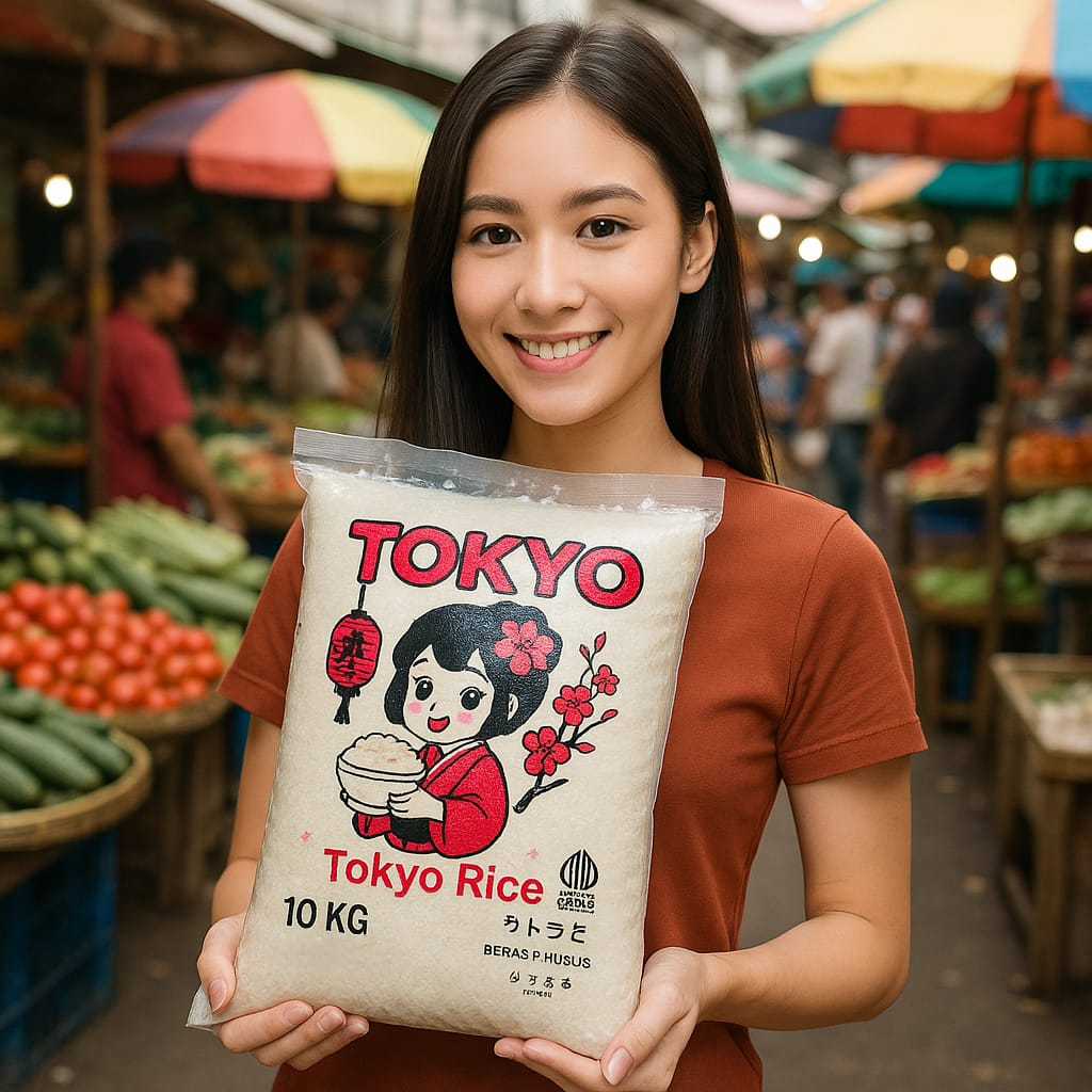 JAPANESE RICE SUSHI RICE 1 KG TOKYO JAPONICA RICE JAPANESE RICE LOCAL ...