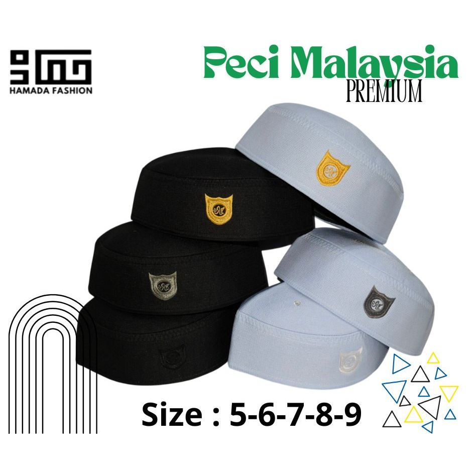Peci Malaysia Embroidery, Peci Hamada, Peci Premium, Peci Modern, Peci ...