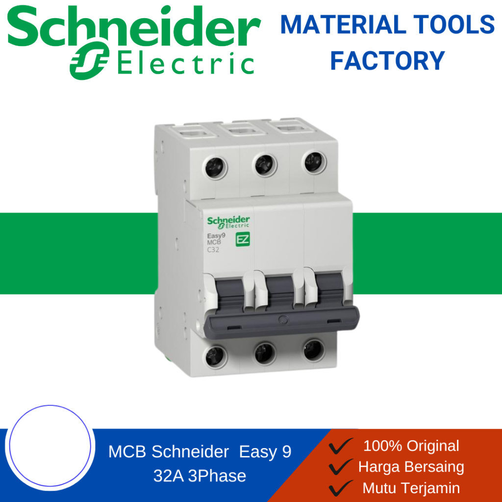 MCB - MCB 32A - MCB Schneider Easy9 32A 3 Phase | Shopee Malaysia