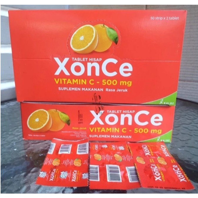 (1 STRIP) ^ KYRA ^ XonCe Vitamin C Suction Tablets Food Supplement ...