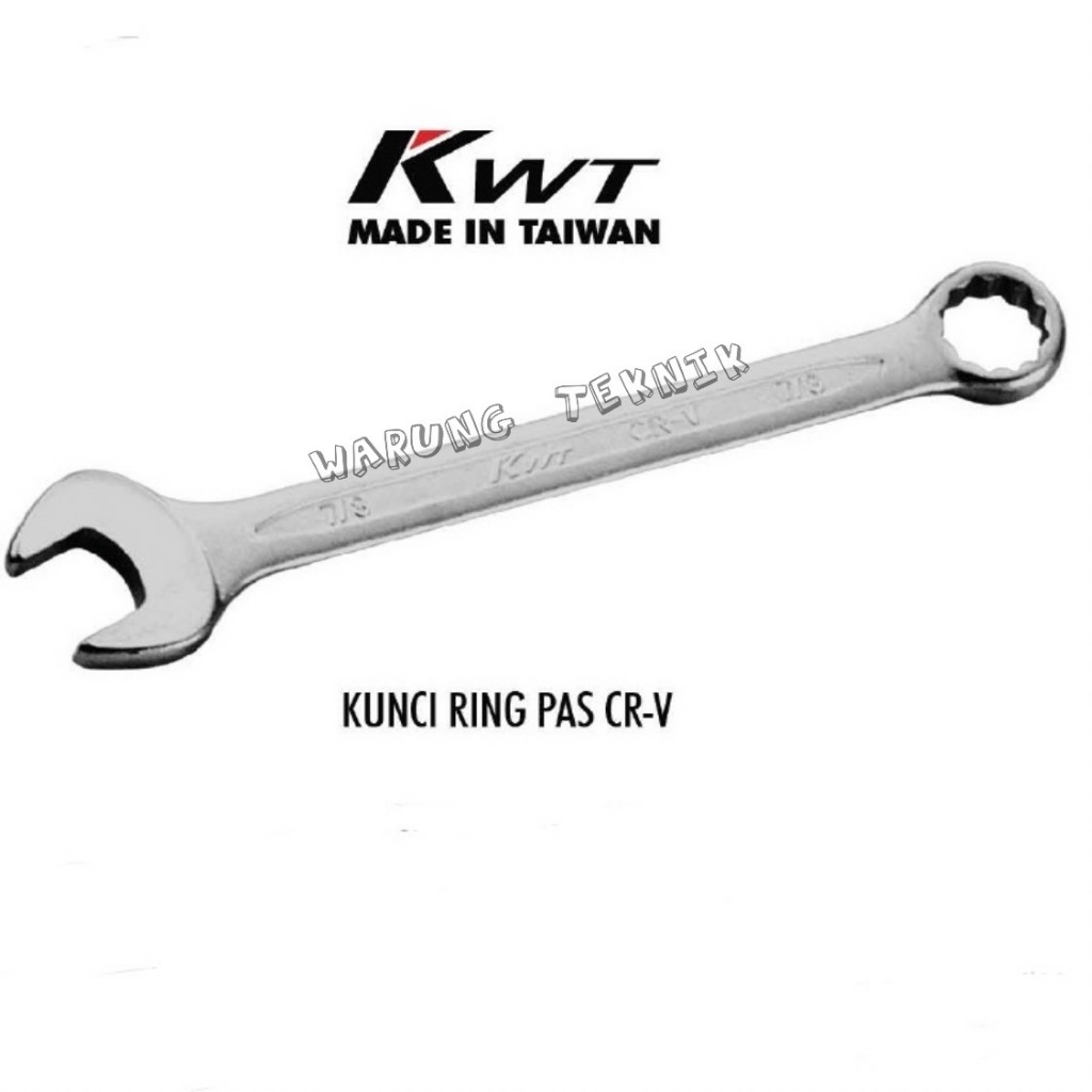 KWT COMBINATION SPANNER WRENCH SUNK PANEL MADE IN TAIWAN - KUNCI RING ...