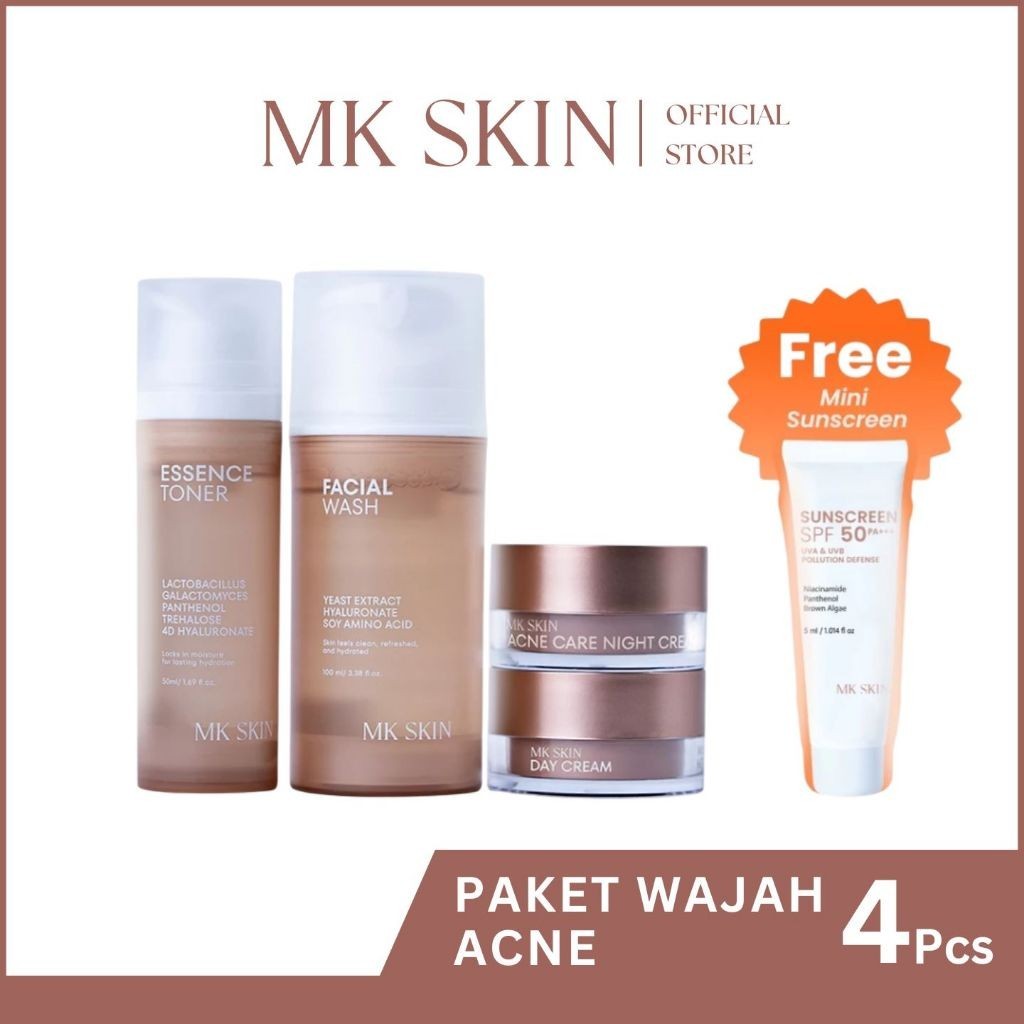 MK Skin Original Acne Series Package By Maharani Kemala - Eliminates ...