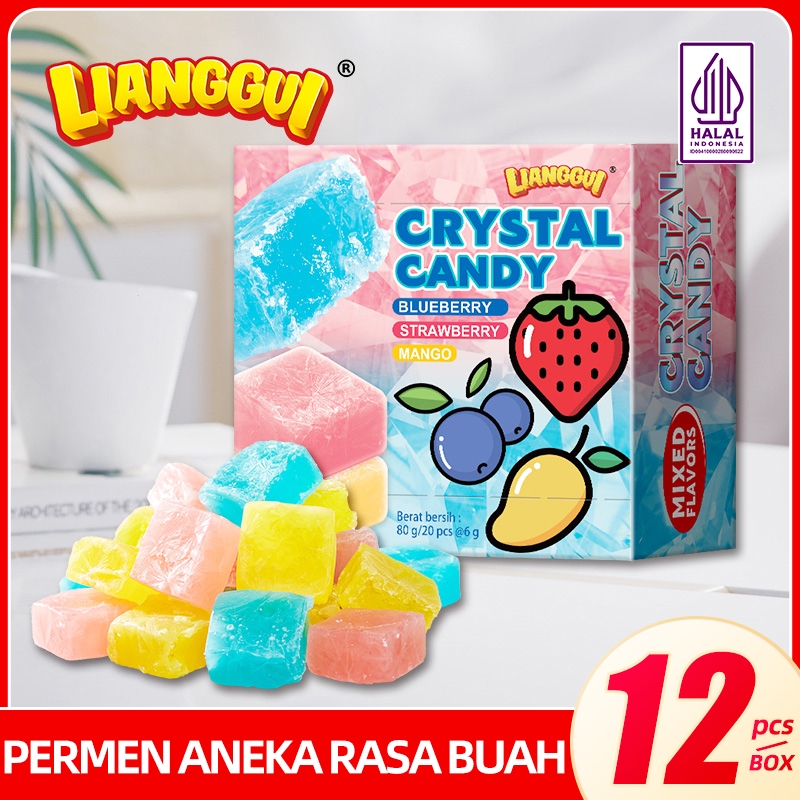 [HALAL] Lianggui CRYSTAL Candy SOFT Candy VARIOUS FLAVORS STRAWBERRY ...