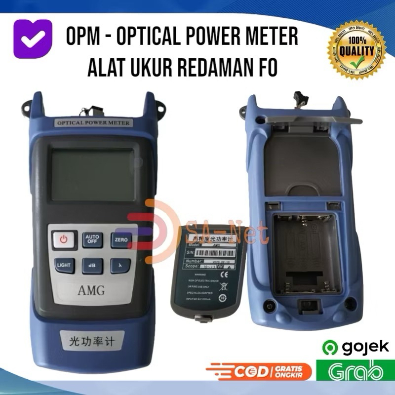 Amg OPTICAL POWER METER (OPM) REDAMAN FIBER OPTIC MEASURING TOOL ...