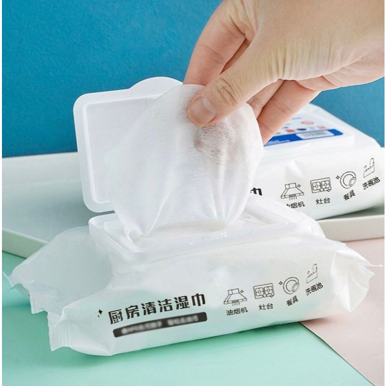 Sh - Oil Stain Cleaning Kitchen Wet Wipes / Stove Cleaning Wet Wipes ...