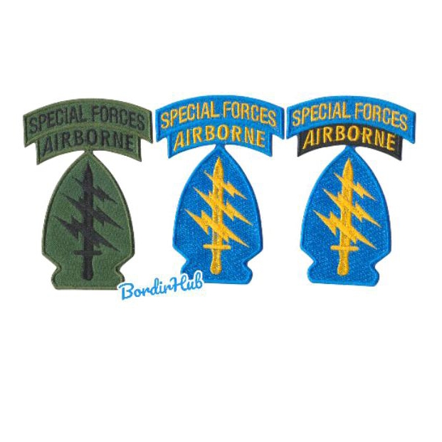 Military us army embroidered patch special forces airbone Embroidery ...